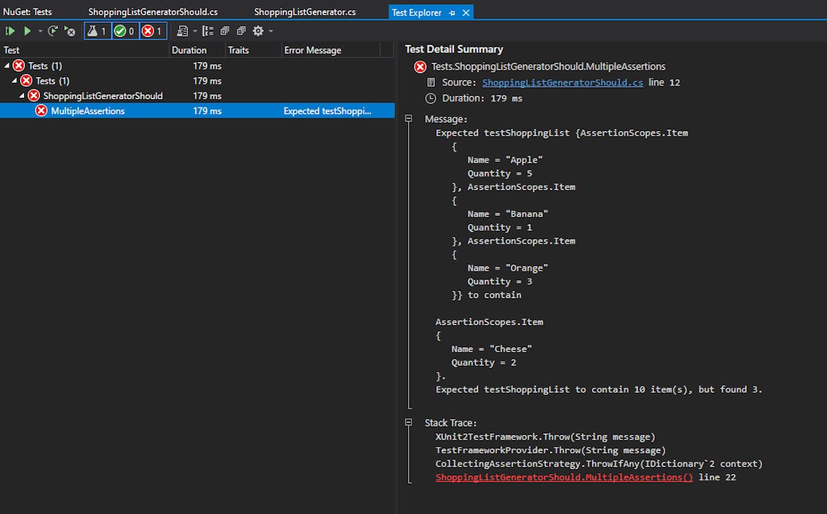 How to Use Assertion Scopes to Execute Multiple Assertions in C# | HackerNoon