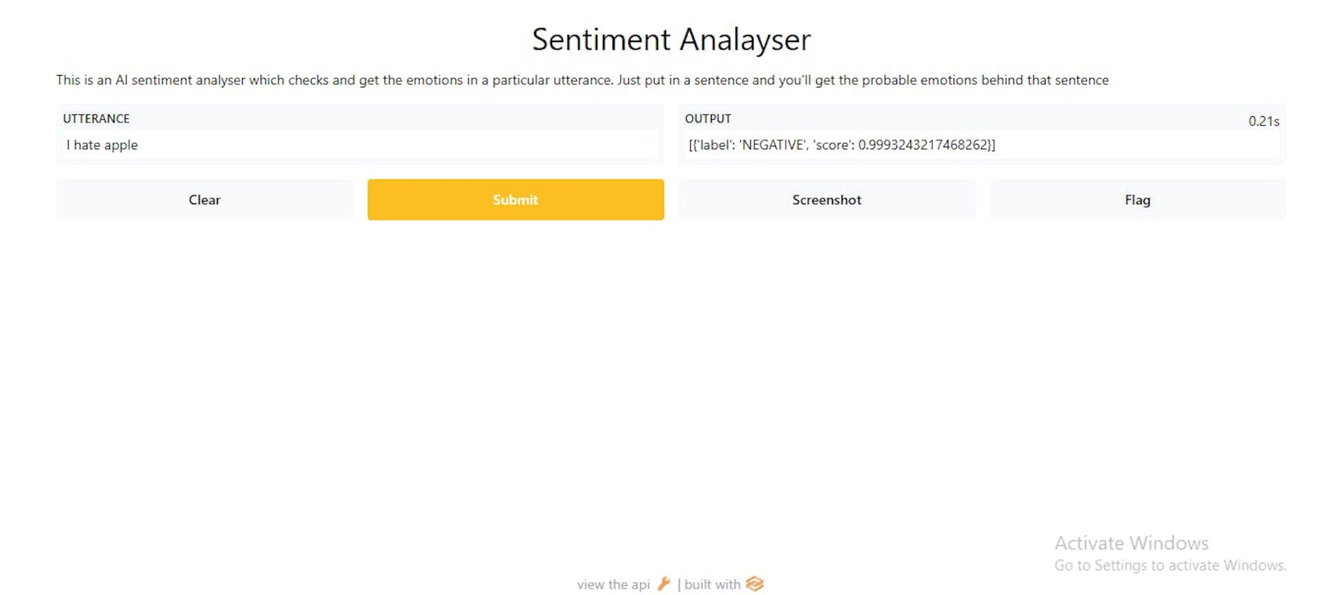 How To Build A Sentiment Analysis App Using Gradio And Hugging Face Hackernoon