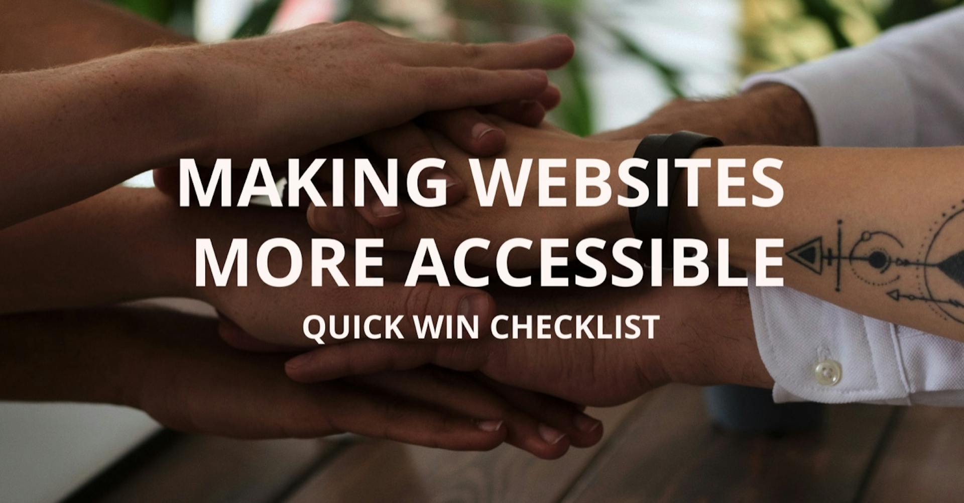 The Website Accessibility Checklist | HackerNoon