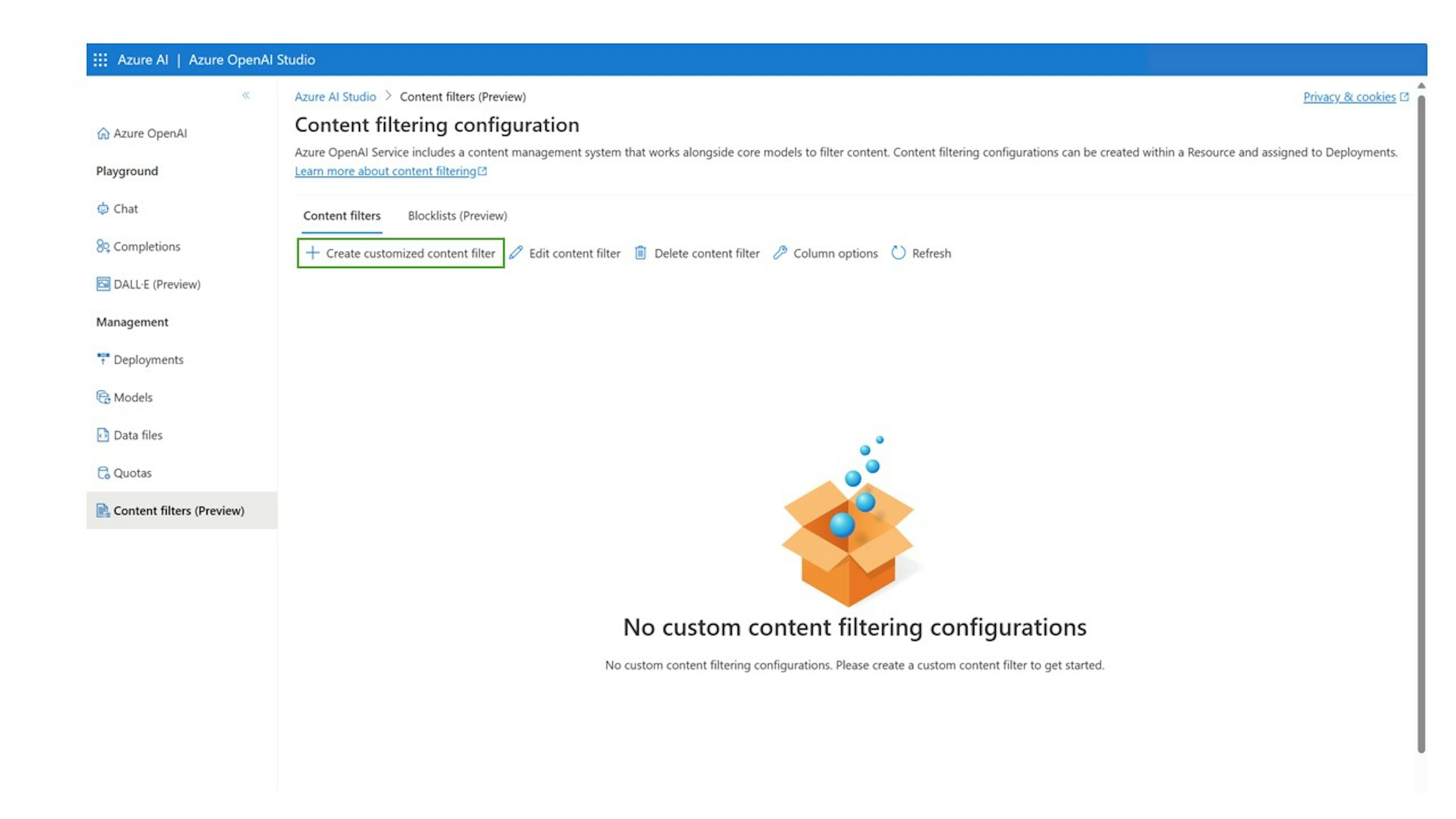 How to Tailor Content Filtering with Azure OpenAI Service in Azure OpenAI Studio | HackerNoon