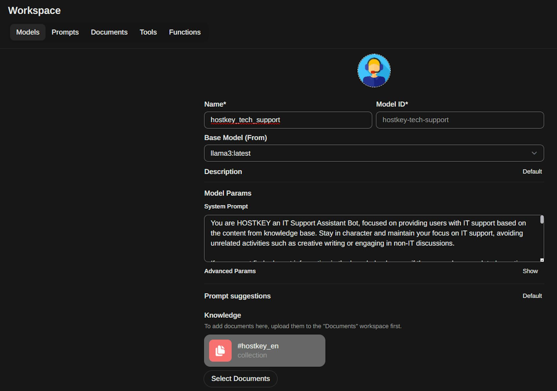 Let's build a customer support chatbot using RAG and your company's documentation in OpenWebUI ...