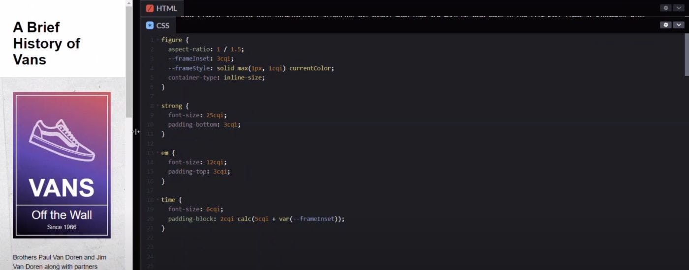 Html How To Resize Markup Like An Image With Css Container Queries Hackernoon