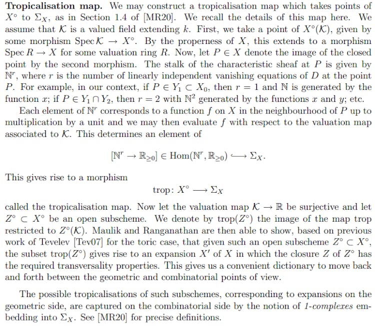 Expansions for Hilbert Schemes: Background on Tropical Perspective ...
