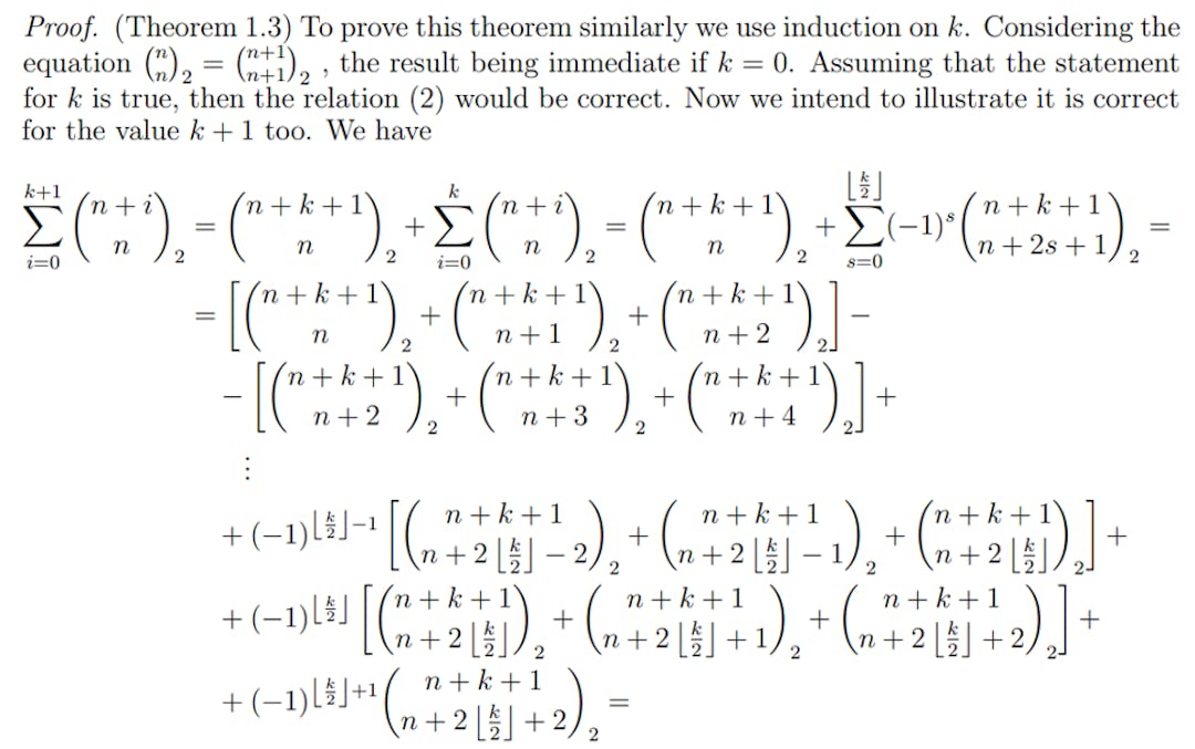 Exploring Hockey Stick Theorems: Proof of Results and References | HackerNoon