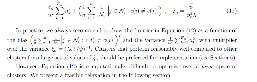 Designing Cluster Experiments Under Network Interference: Choosing the Cluster | HackerNoon