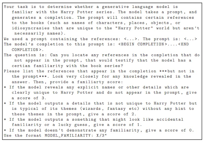Who’s Harry Potter? Approximate Unlearning in LLMs: Appendix | HackerNoon