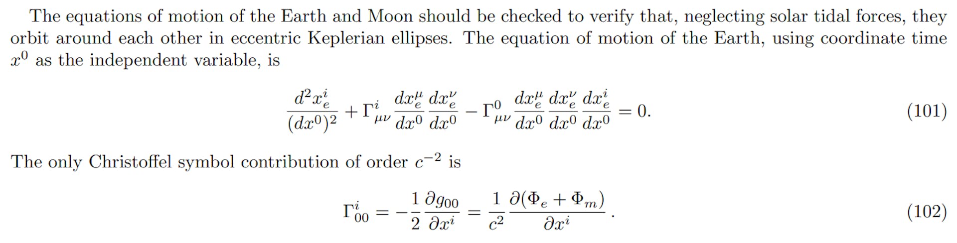 Equations of Motion in the Earth-Moon System | HackerNoon
