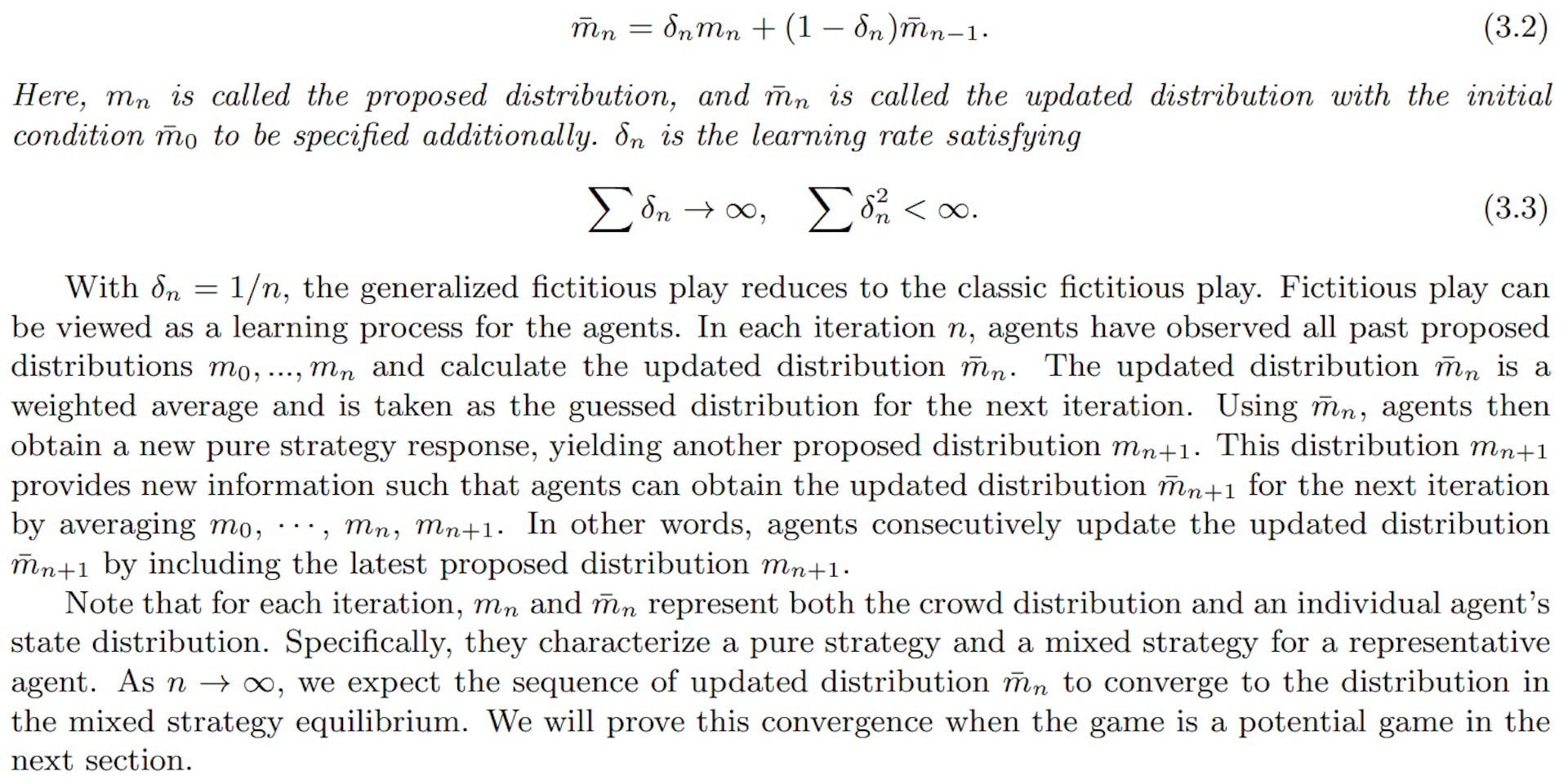 Fictitious Play for Mixed Strategy Equilibria in Mean Field Games: Algorithm Construction ...