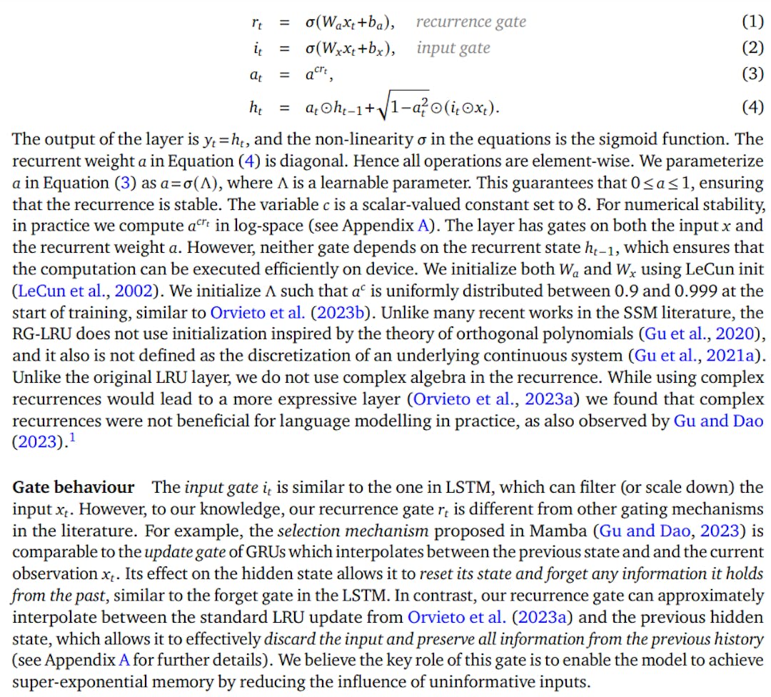 RG-LRU: A Breakthrough Recurrent Layer Redefining NLP Model Efficiency | HackerNoon