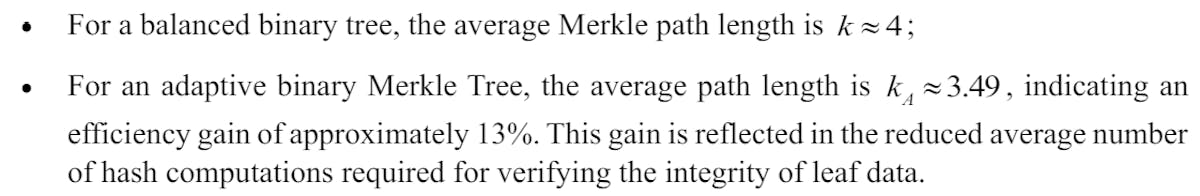 Exploring the Efficiency of Adaptive Merkle Trees | HackerNoon