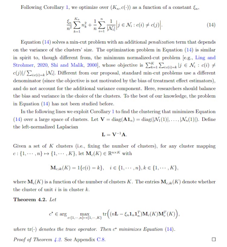 Designing Cluster Experiments Under Network Interference: Choosing the Cluster | HackerNoon