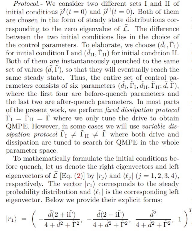 Multiple Quantum Mpemba Effect: Exceptional Points and Oscillations: Model and Protocol | HackerNoon