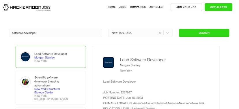 HackerNoon & Jobbio's Amply Network Introduce a Jobs Board