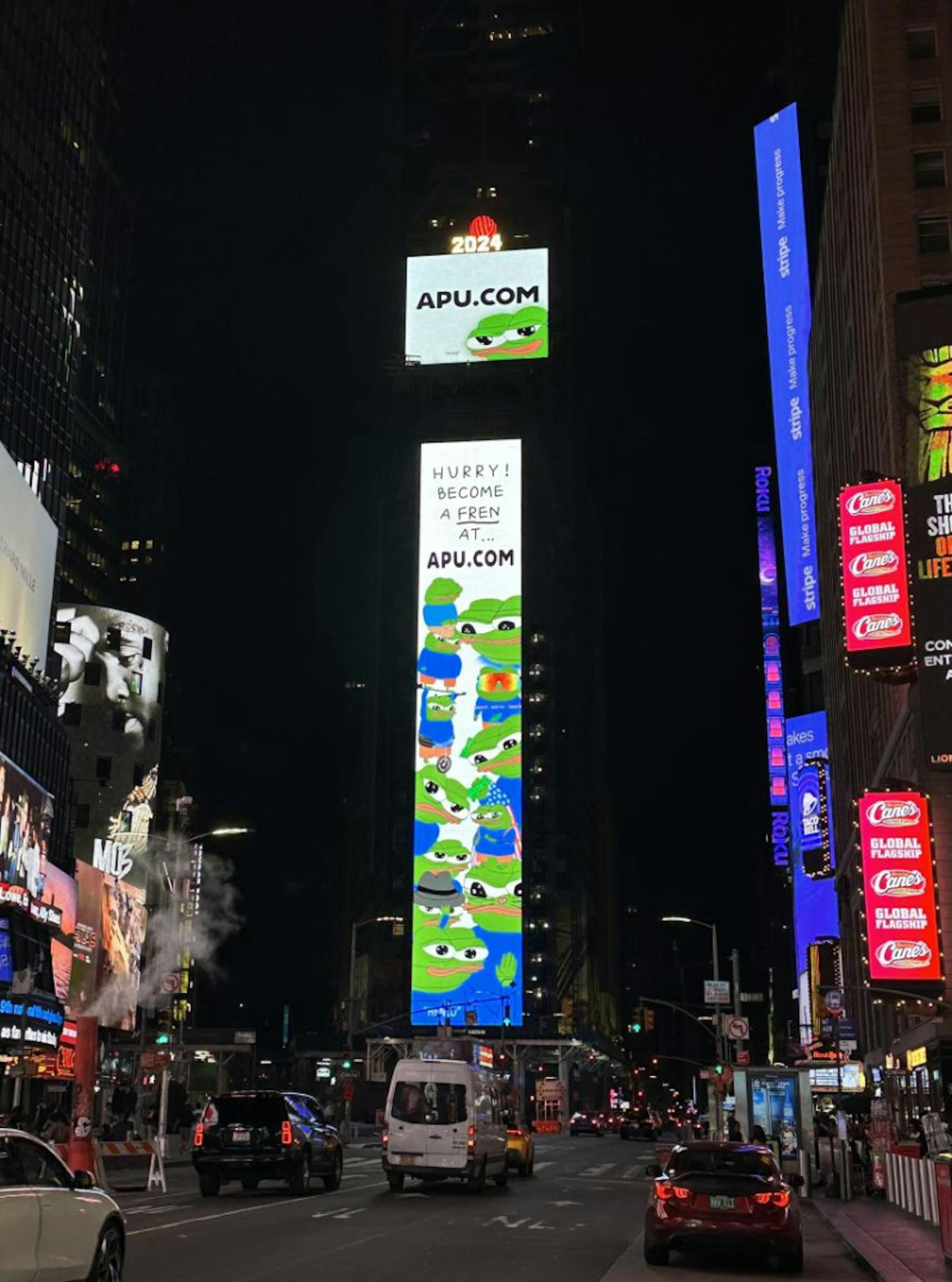 Apu Apustaja Memecoin Launches High-Visibility Billboard Campaign In New York City | HackerNoon