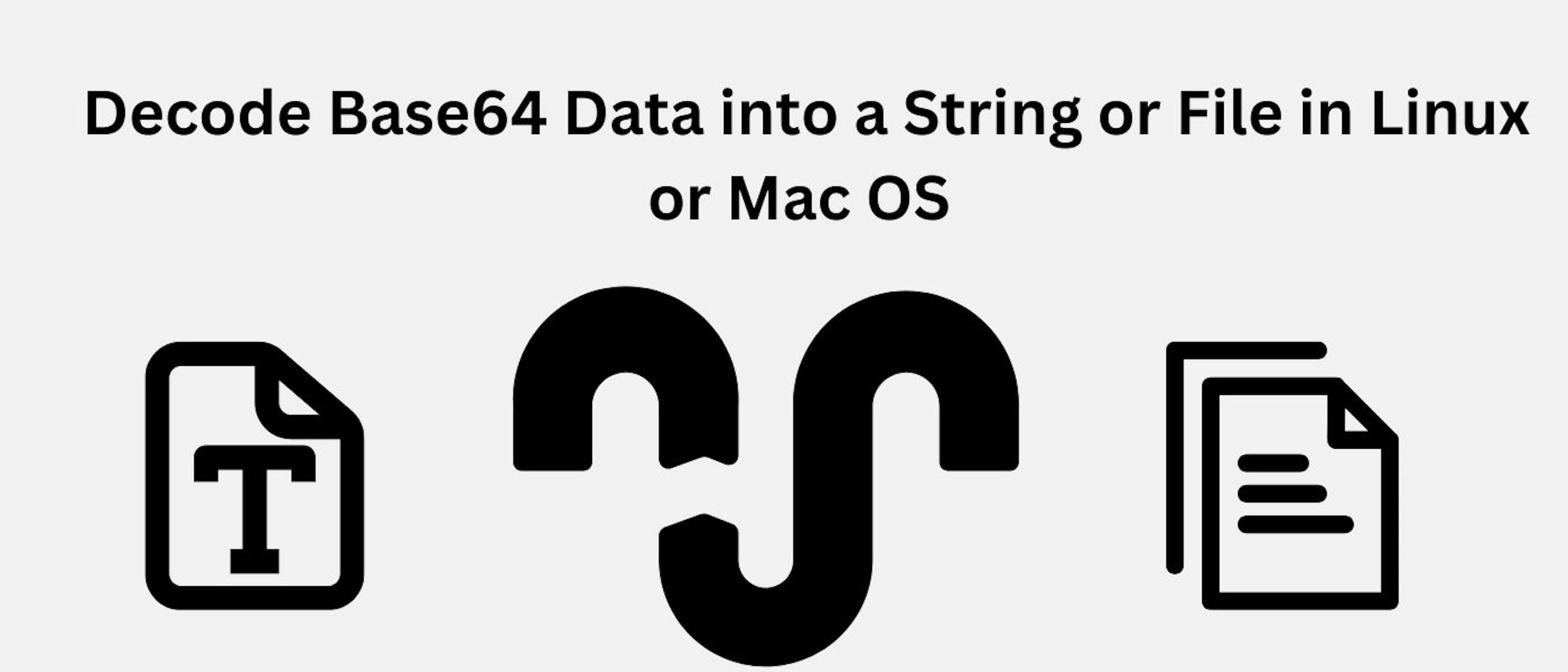How To Convert Base64 Data To Files On Linux And Mac Os Hackernoon