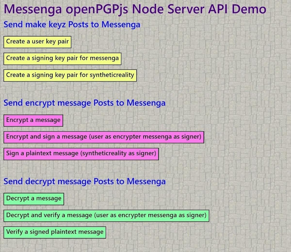 A Nodejs Tutorial Openpgp Crypto Functions On A Node Api Server Hackernoon