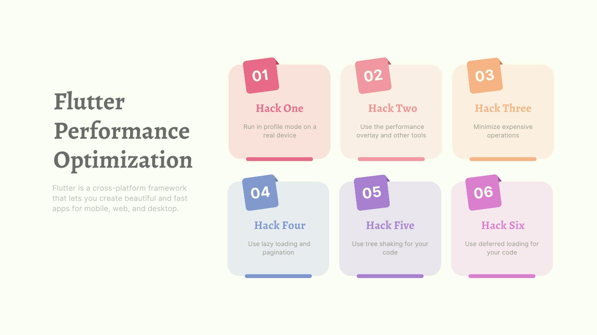 Flutter Performance Optimization: 6 Hacks for a Faster App | HackerNoon