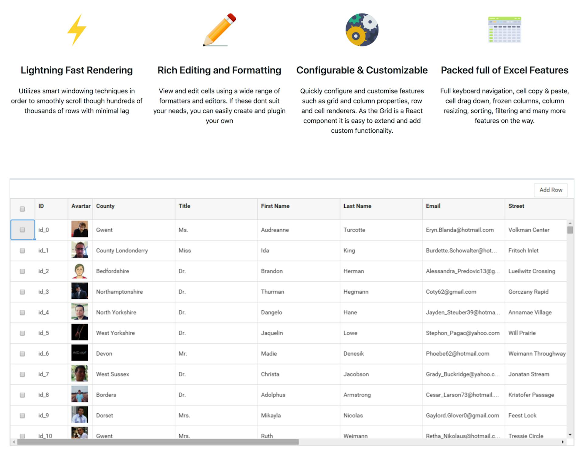 10 Data Table Libraries for JavaScript | HackerNoon