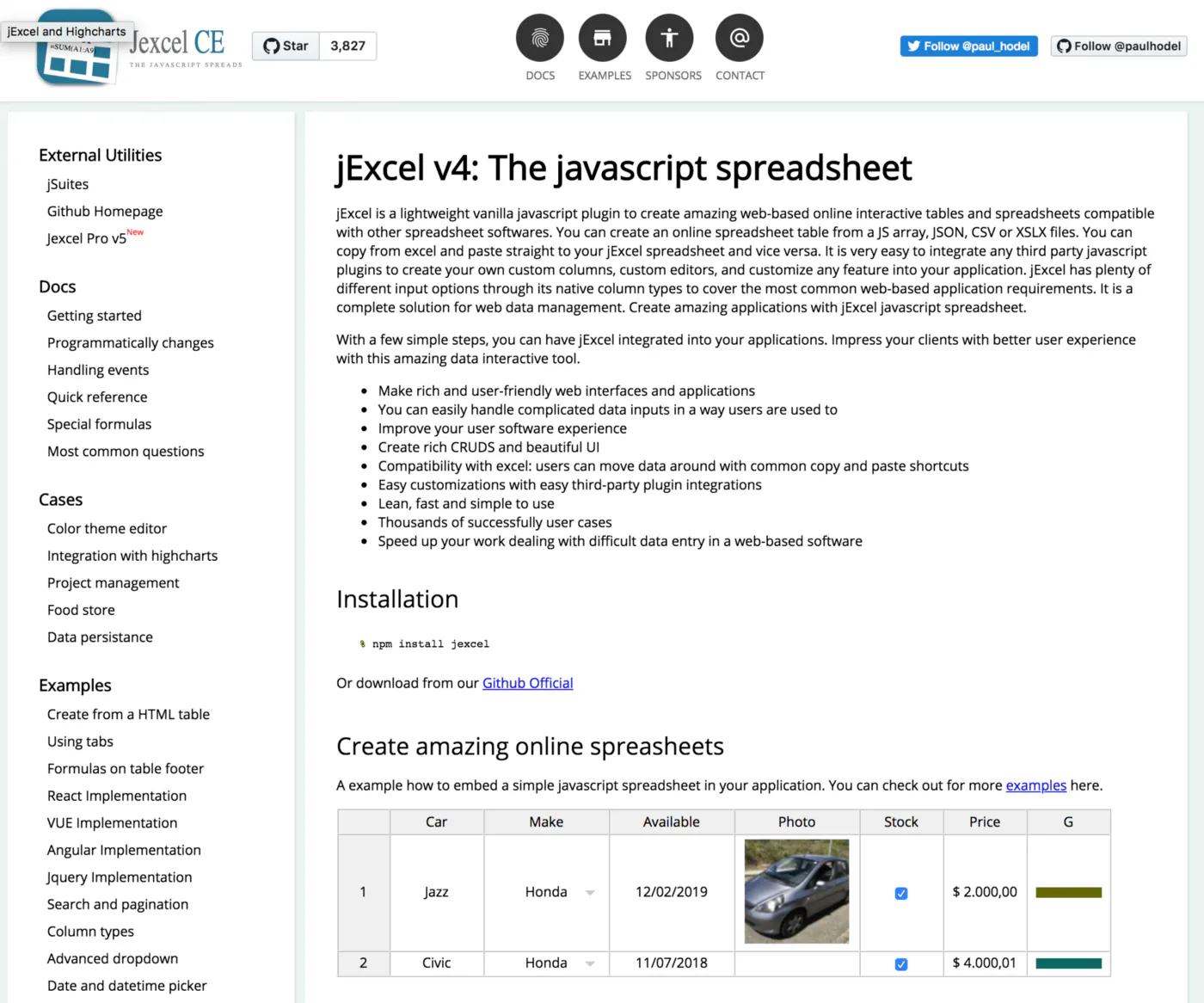 10 Data Table Libraries for JavaScript | HackerNoon