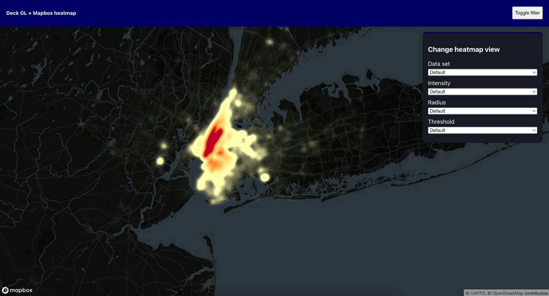 Heatmap Visualization With Deck.gl | HackerNoon