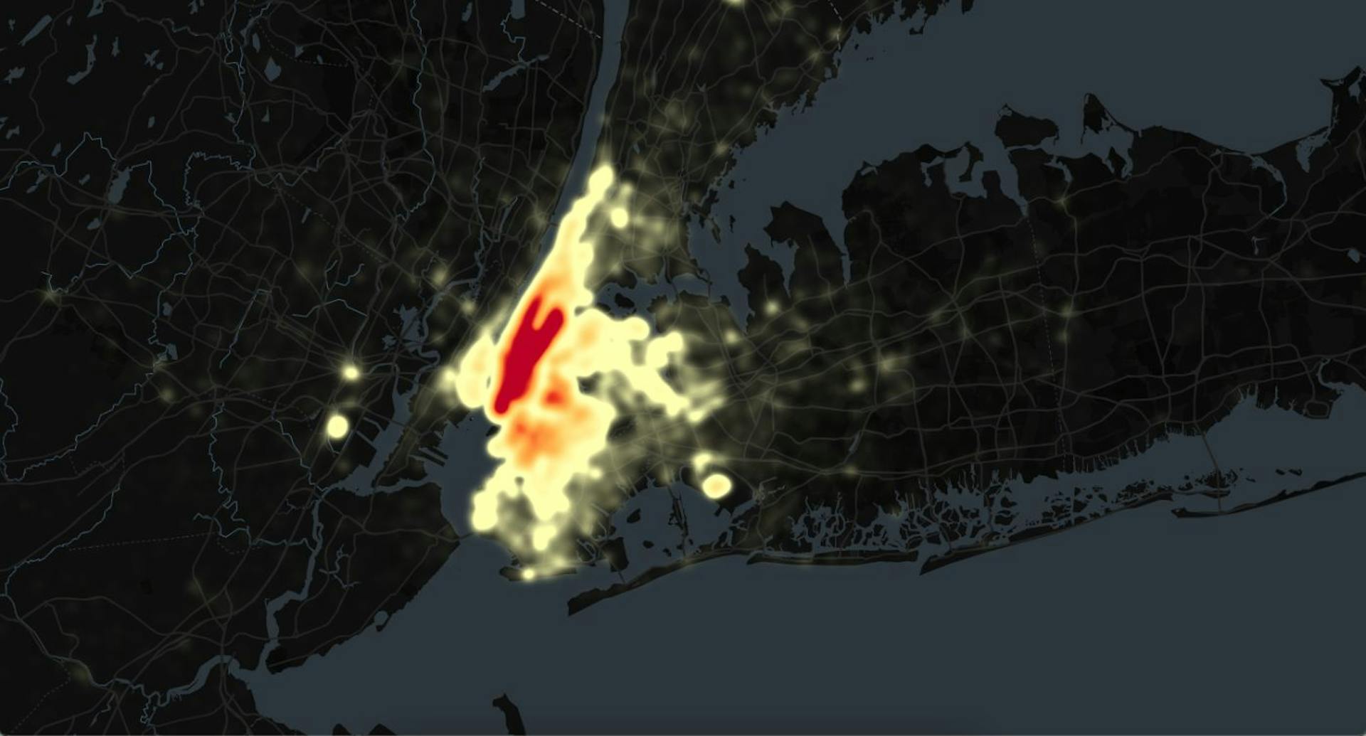 Heatmap Visualization With Deck.gl | HackerNoon