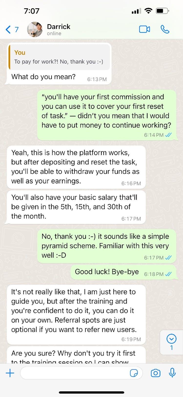 Job Scam Alert: The "Data Provider" Pyramid Scheme | HackerNoon
