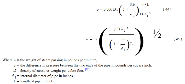 FLOW OF STEAM THROUGH PIPES AND ORIFICES | HackerNoon