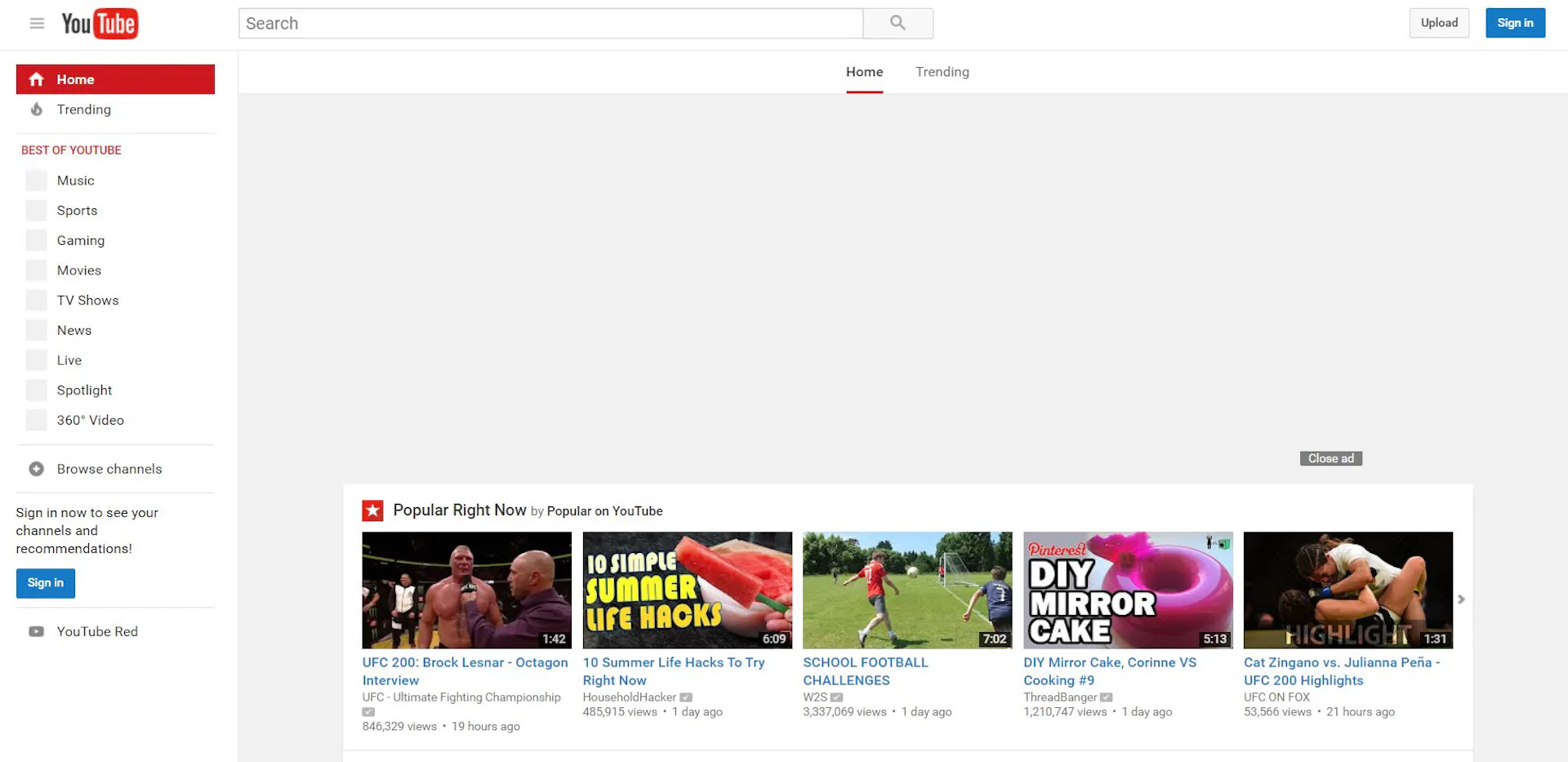 How the YouTube Homepage has Changed in the Past 15 Years | HackerNoon