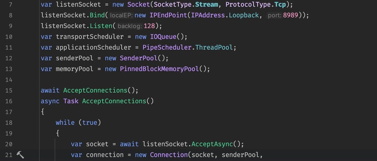 Building a High Performance TCP Server in C# | HackerNoon