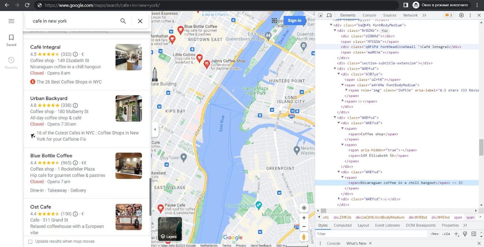 How to Scrape Data from Google Maps Using Python | HackerNoon