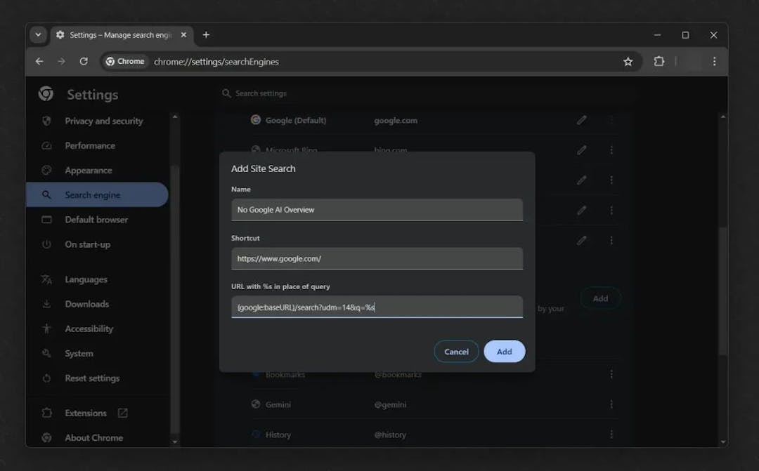 Turn Off Google AI Overview From Search Results in Chrome | HackerNoon