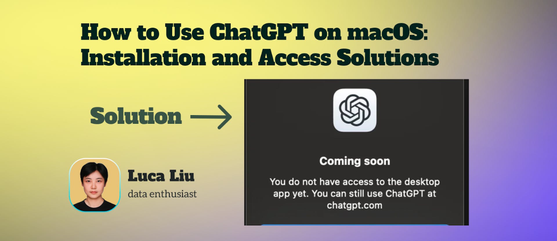Getting Started With ChatGPT on MacOS: A Quick Guide to Installation | HackerNoon