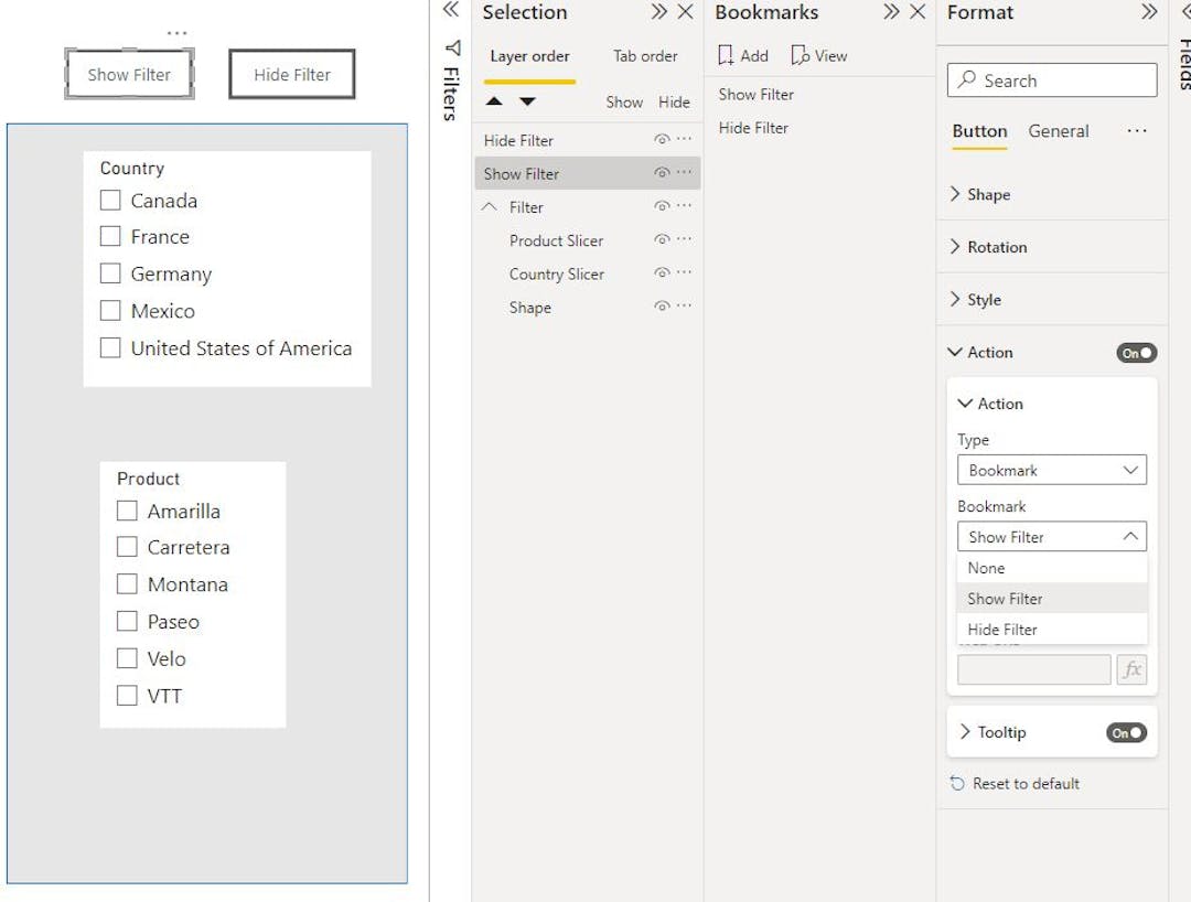 Power BI: How to Create Dynamic Show Hide Slicer Panel | HackerNoon