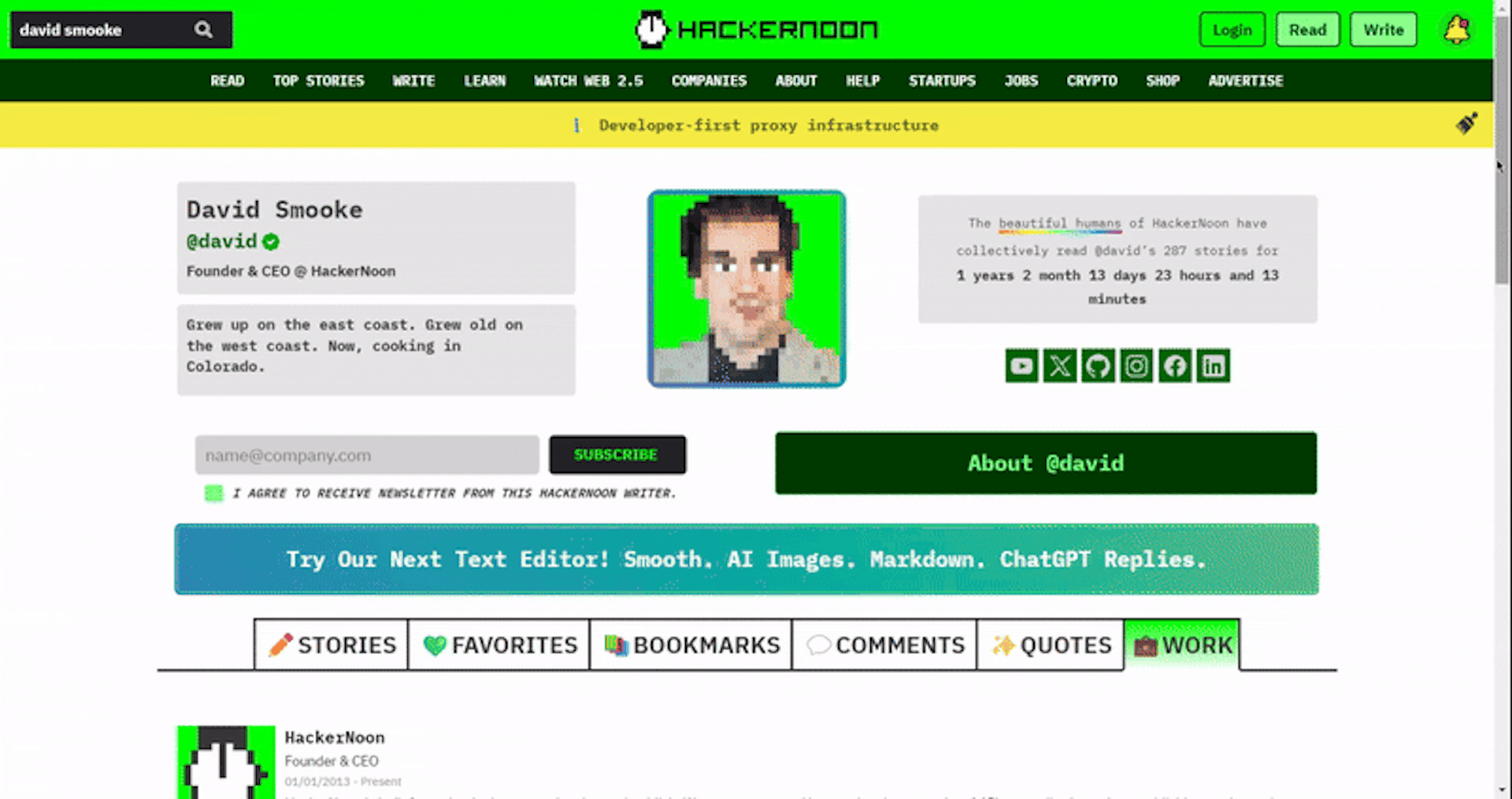 Flaunt Your Job Title on Your Profile Page | HackerNoon