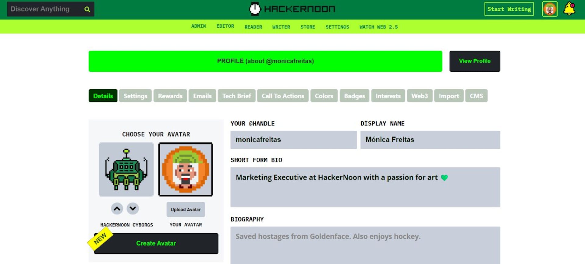 Create Your Own Pixelated Avatar With HackerNoon | HackerNoon